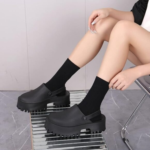 CHERSE | Shoes | Size 6 Womens Platform Thick Soled On Clogs | Poshmark